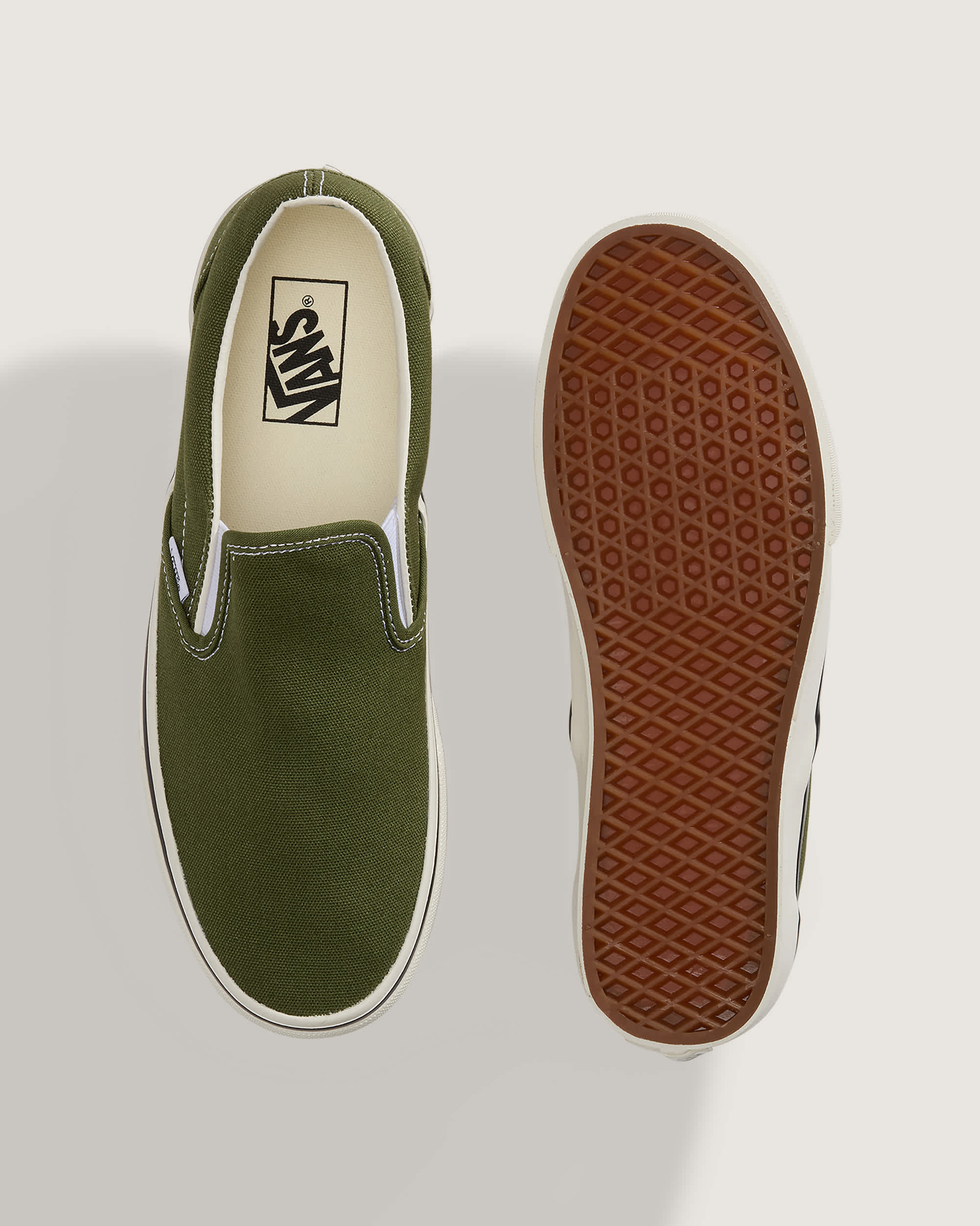 Classic Slip-On Schuhe in Grün| Vans BE