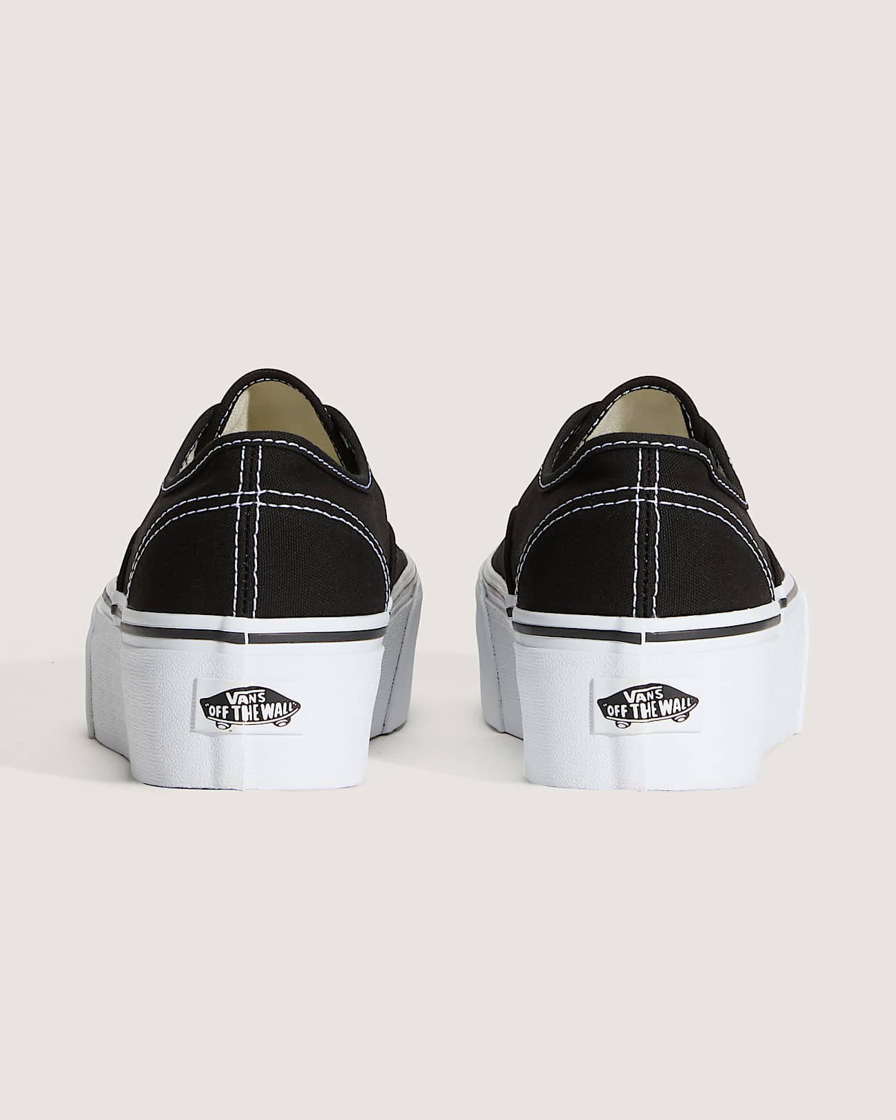 Authentic Platform Schuhe in Schwarz| Vans BE