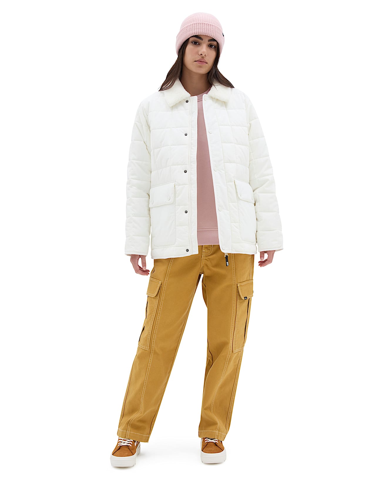 Millie MTE Jacket in White| Vans UK
