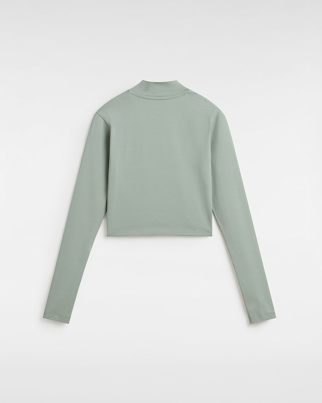Mini Mock Neck Long Sleeve T-Shirt in Green| Vans DK