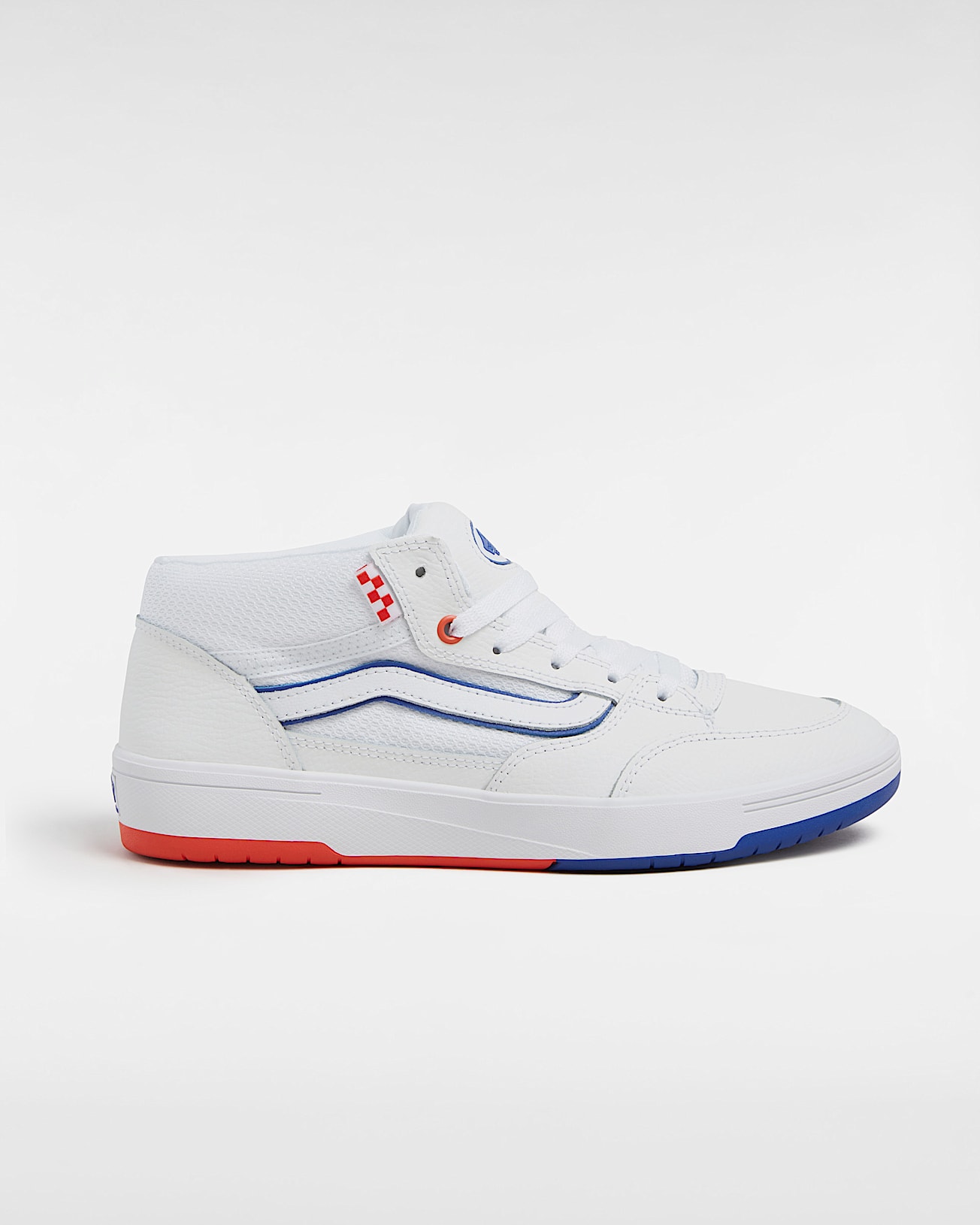 Skate Zahba Mid Athletic Shoes in White| Vans UK