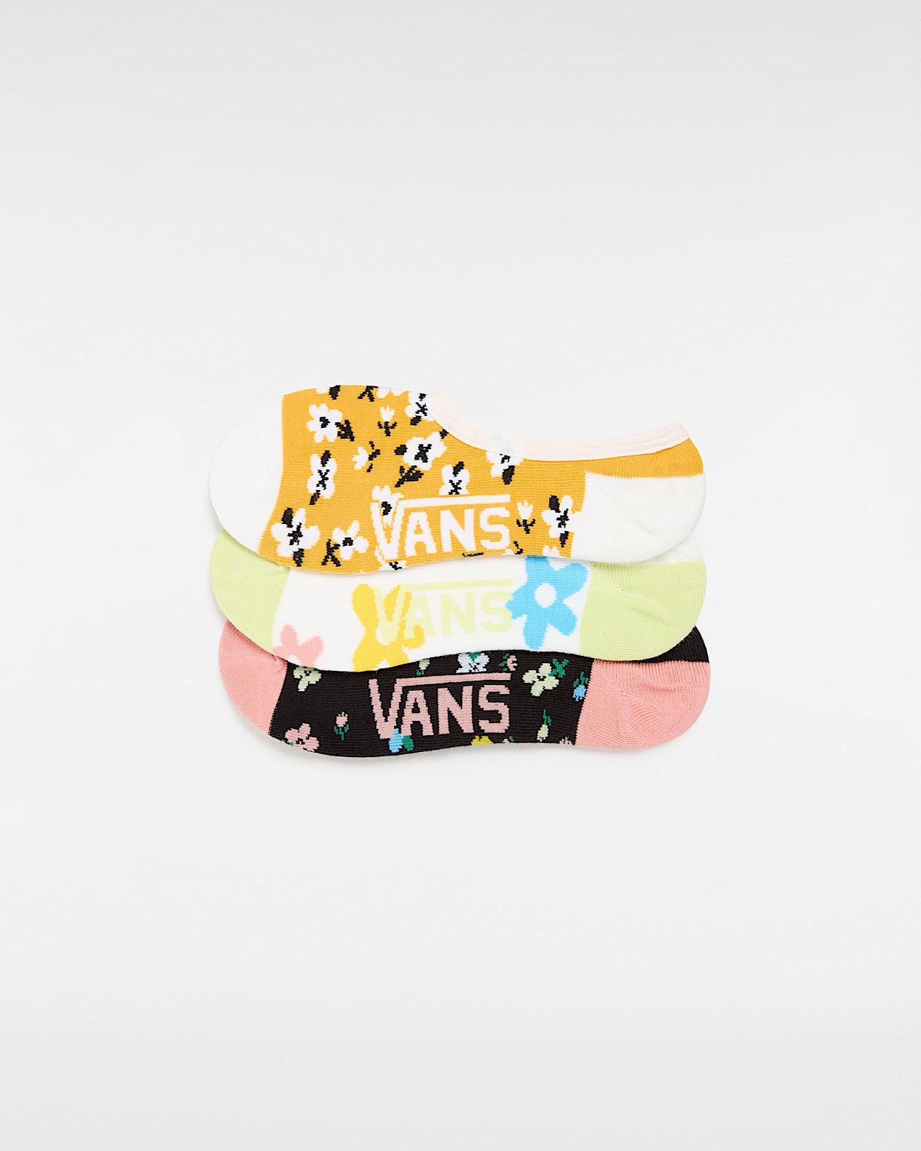 Best Me Canoodle Socks (3 Pairs) in Yellow| Vans IE