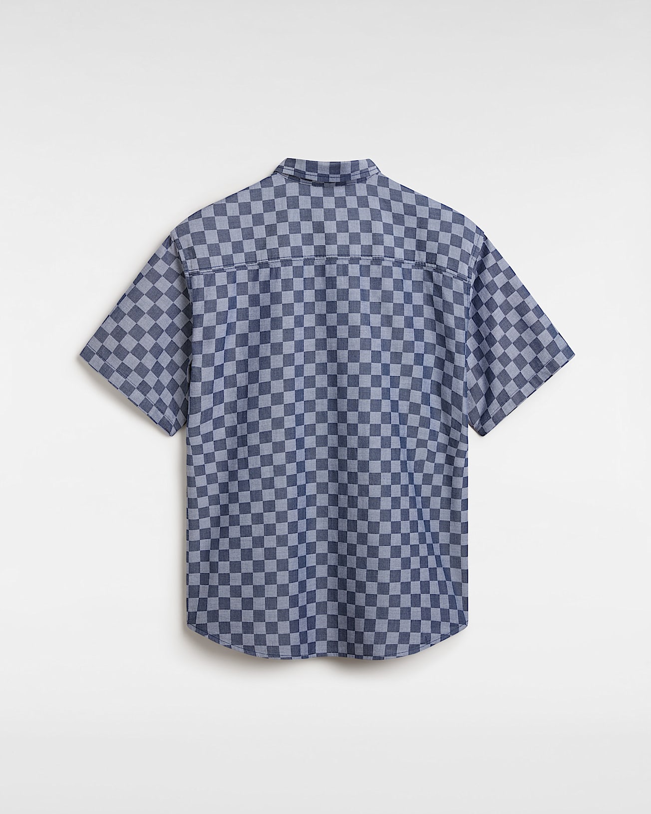 Wade Checkerboard Woven Shirt in Blue| Vans UK