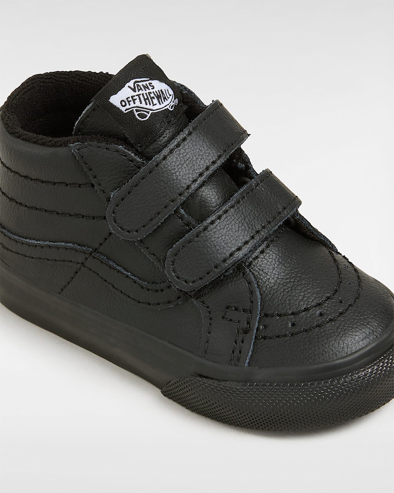 Toddler Sk8-Mid Reissue Hook and Loop Shoes (1-4 Years) in Black| Vans UK