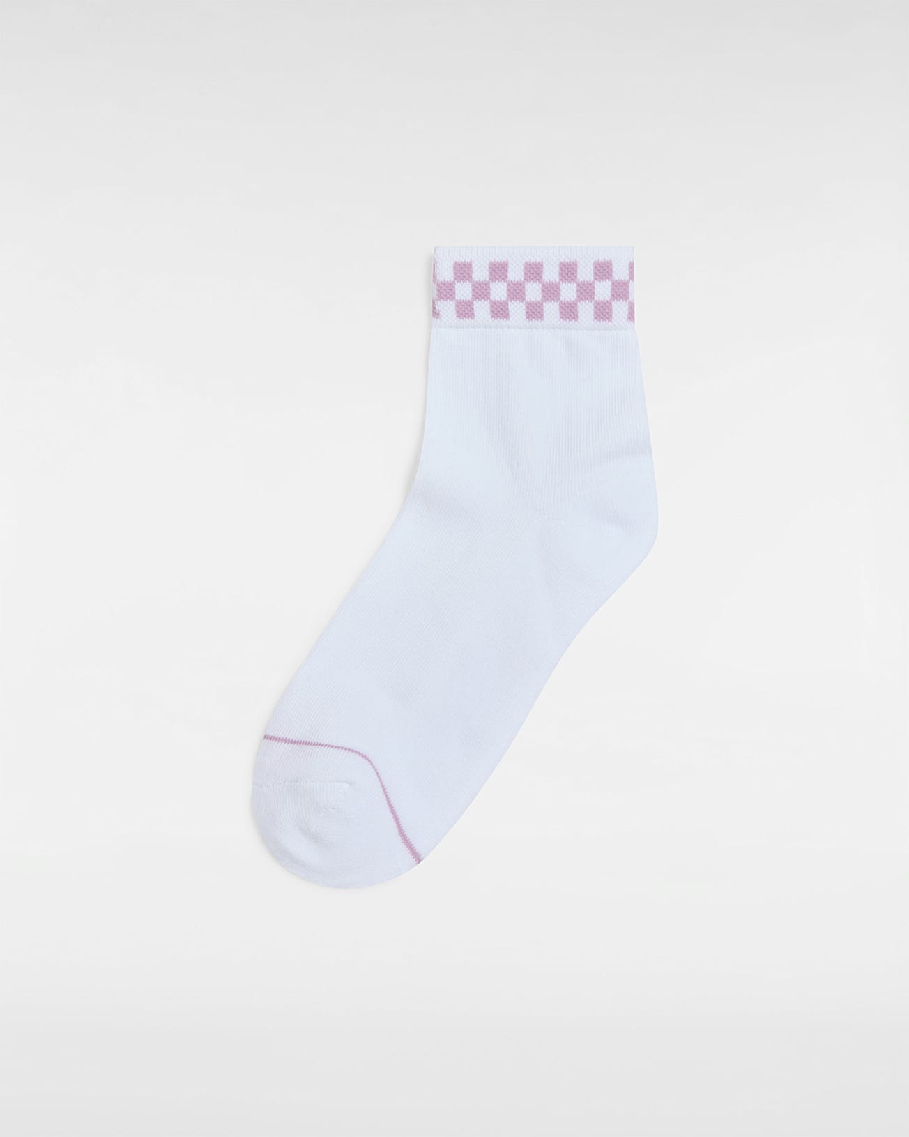 Peek-A-Check Crew Socks (1 pair) in Lilac| Vans IE