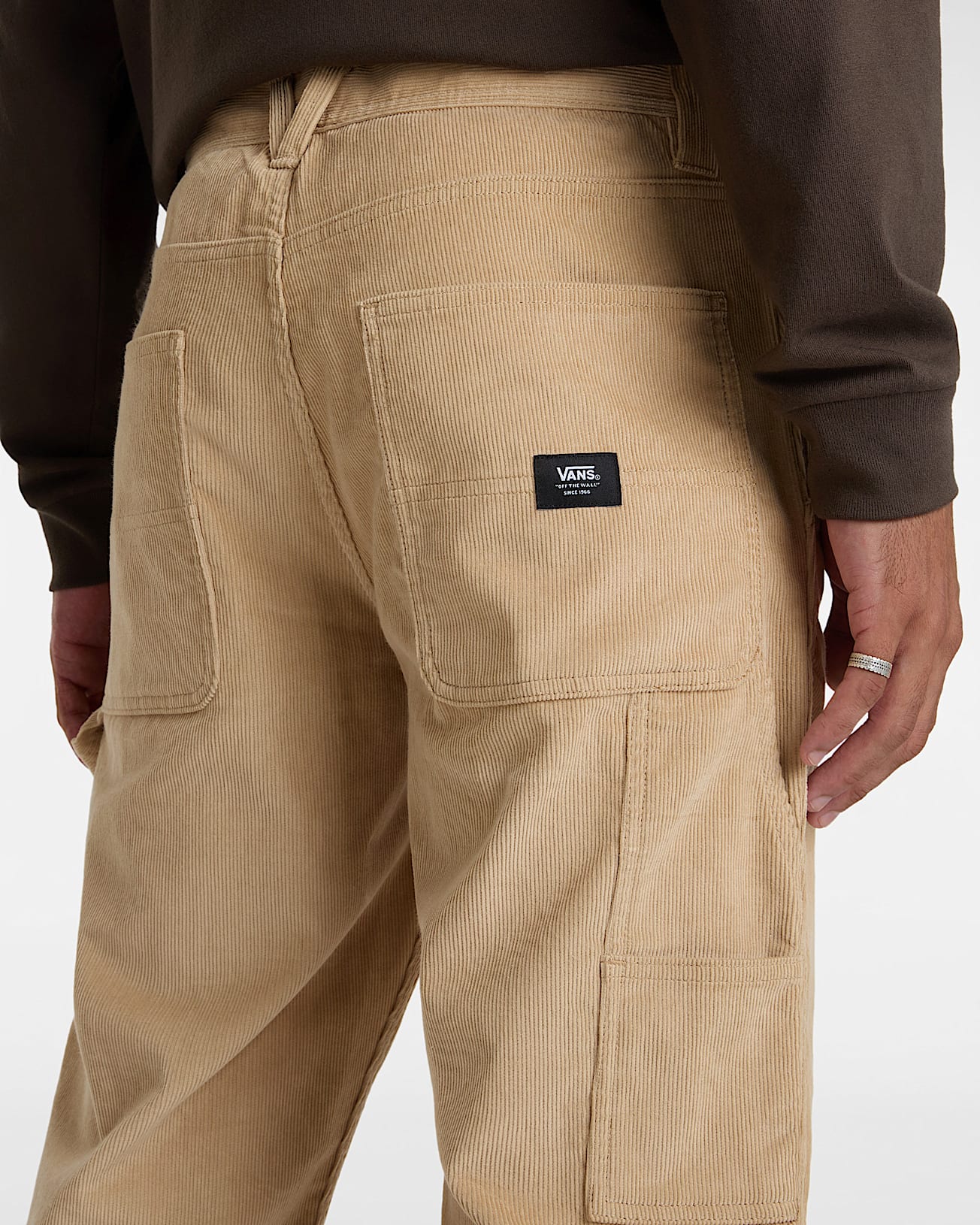 Drill Chore Carpenter Relaxed Cord Pants in Beige| Vans UK