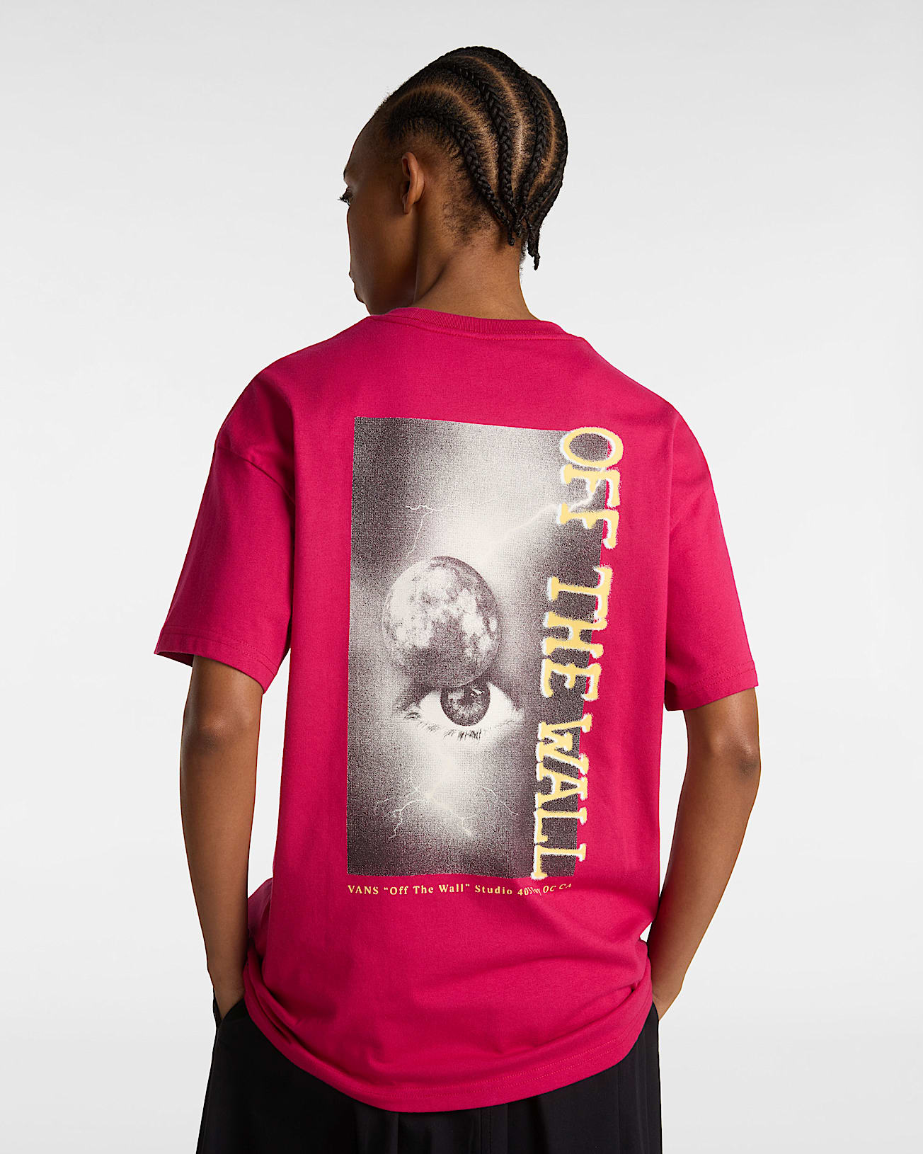 T-shirt Night Orb w Różowy| Vans PL