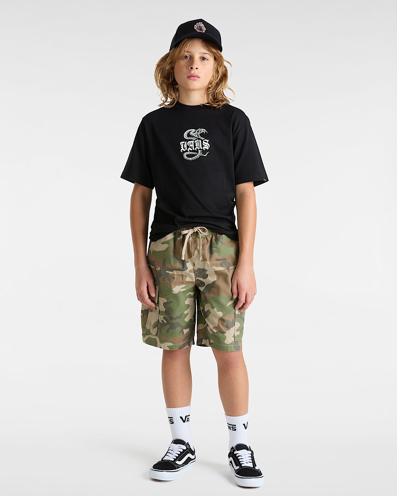 Maglietta Bambino/a Bone Yard (8-14 anni)Nero| Vans IT