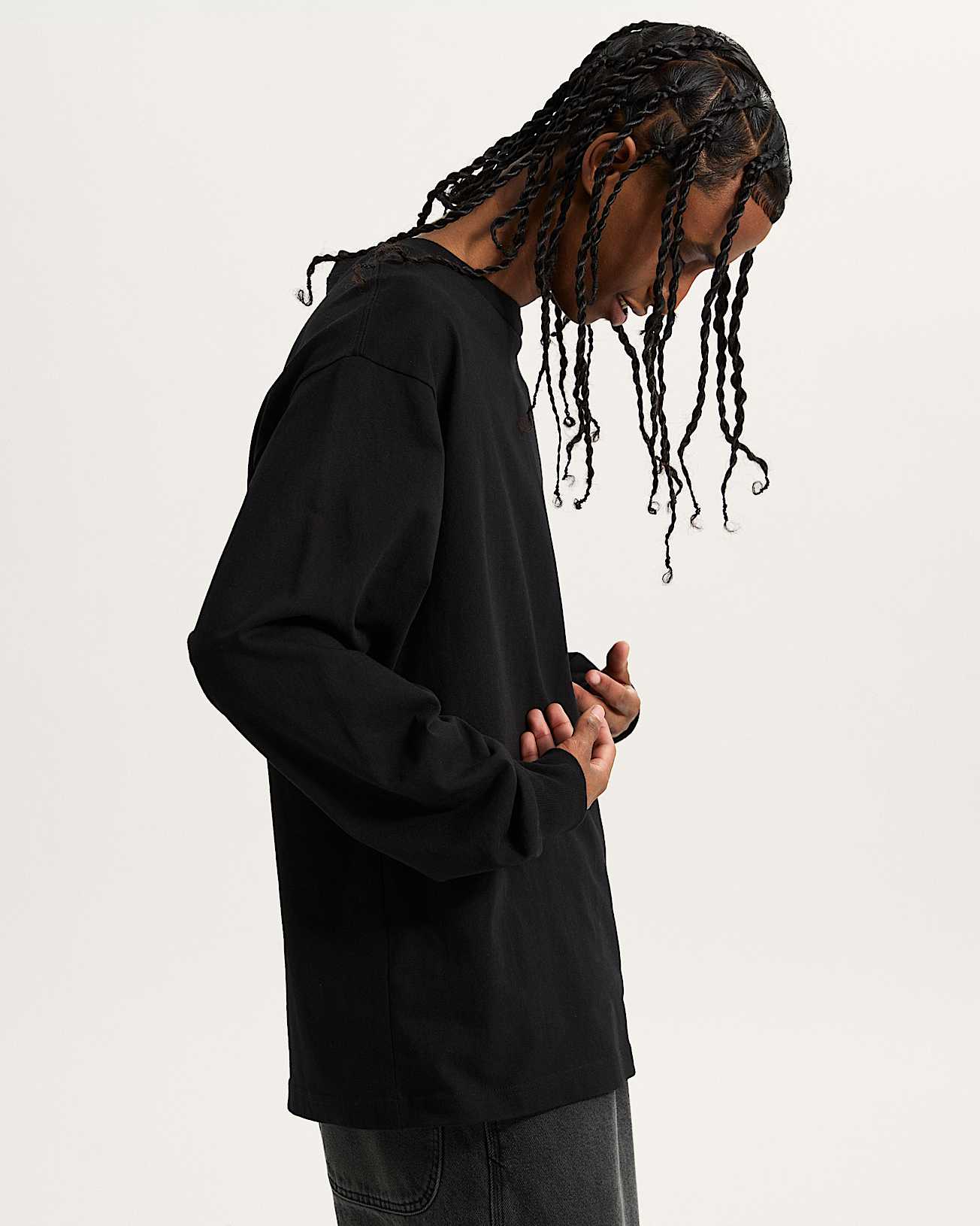 Left Chest Logo Tee in Zwart| Vans NL