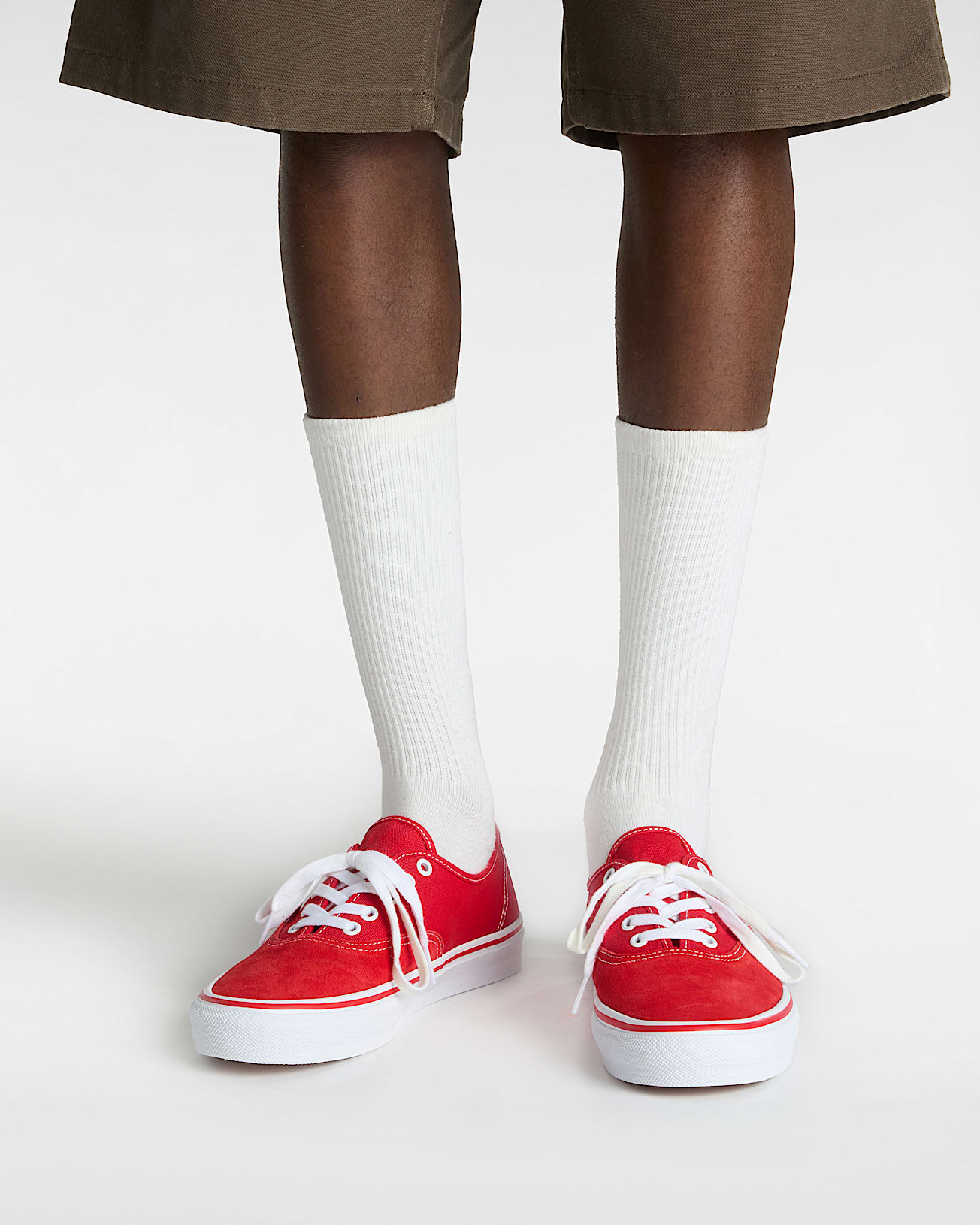 Skate Authentic Shoes in Red| Vans UK