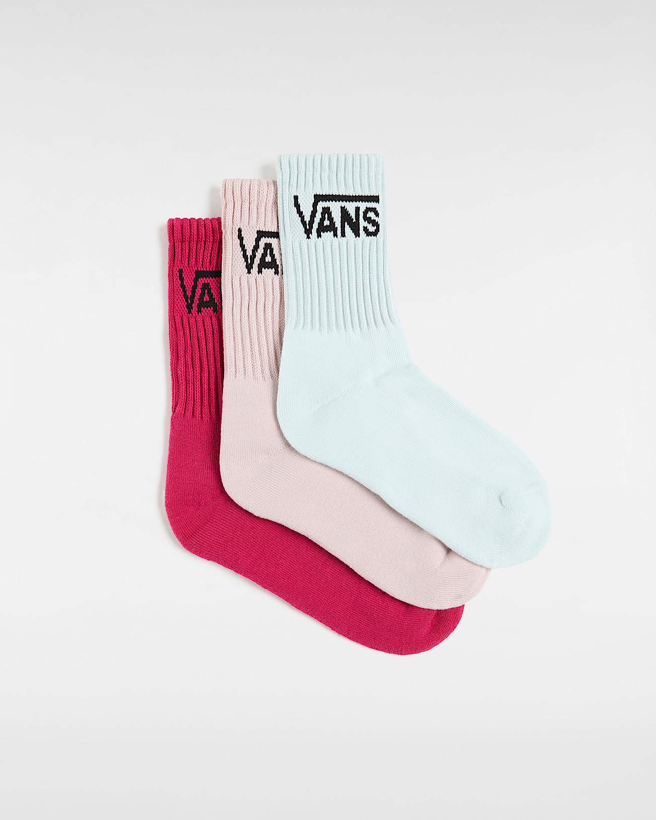 Kinder Classic Crew Socken (3 Paar) in Rosa| Vans DE