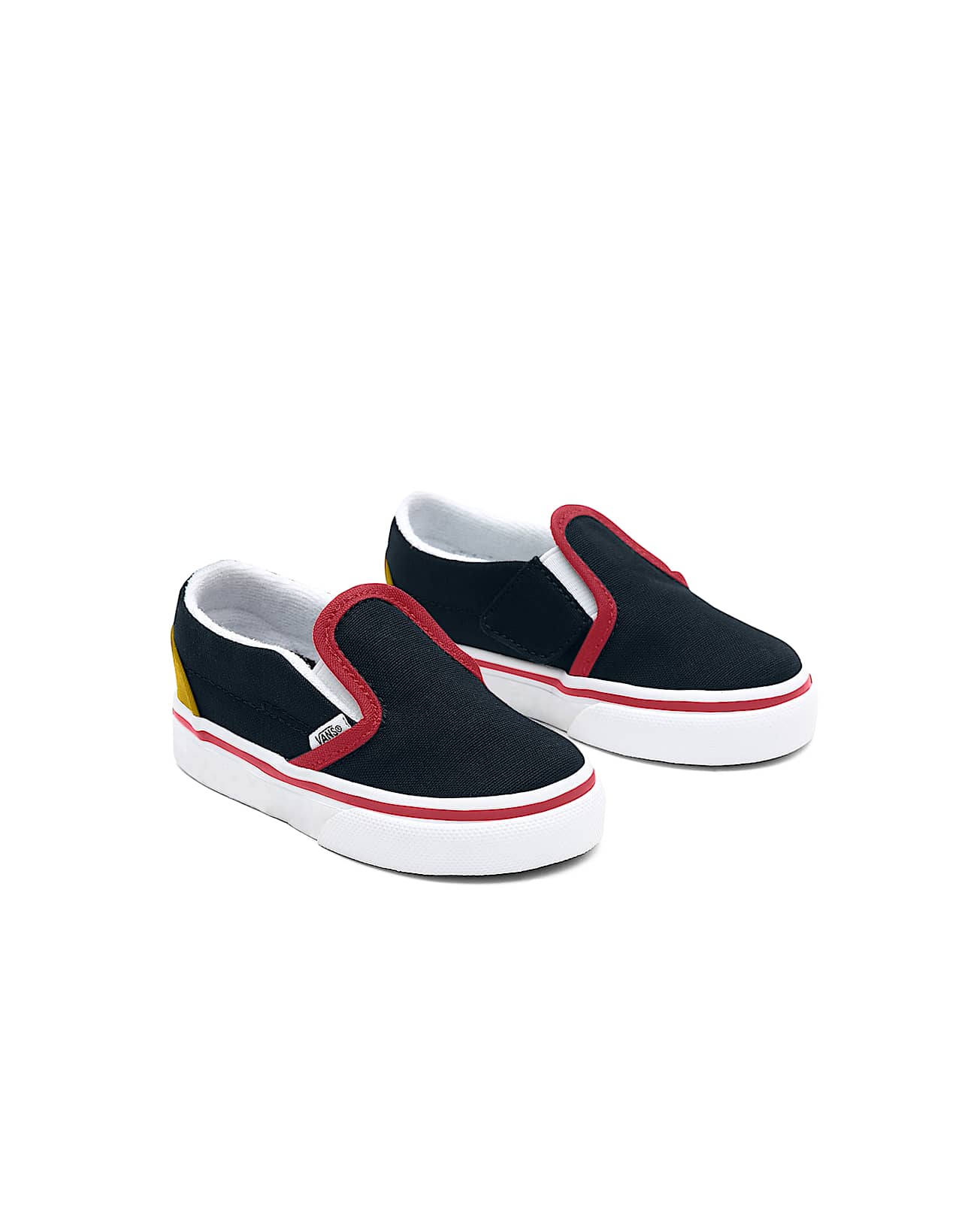 Toddler Customs Color Block Slip-On Shoes (1-4 years) in Blue| Vans SE