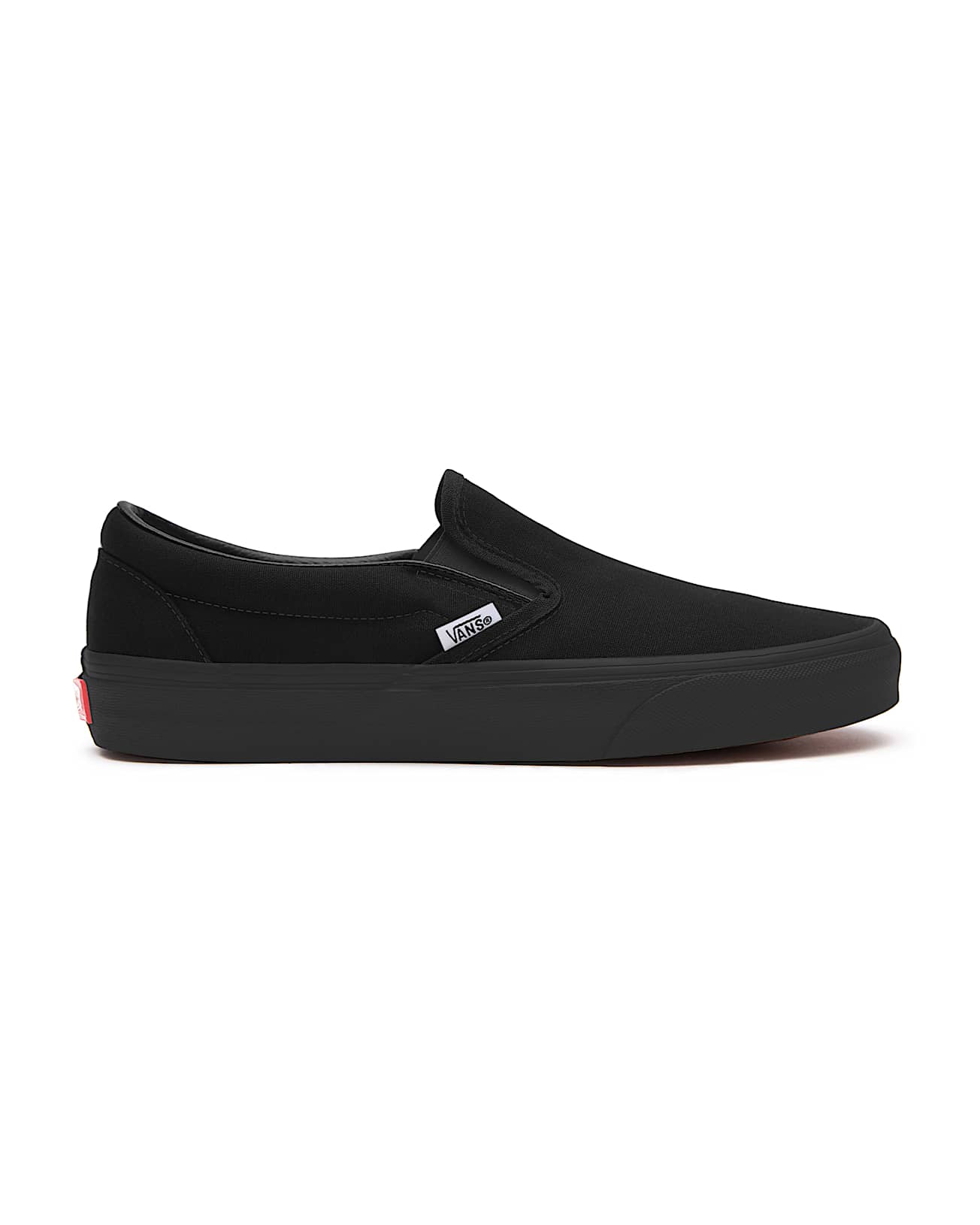 Customs Total Black Slip-On Wide Fit in Black| Vans UK