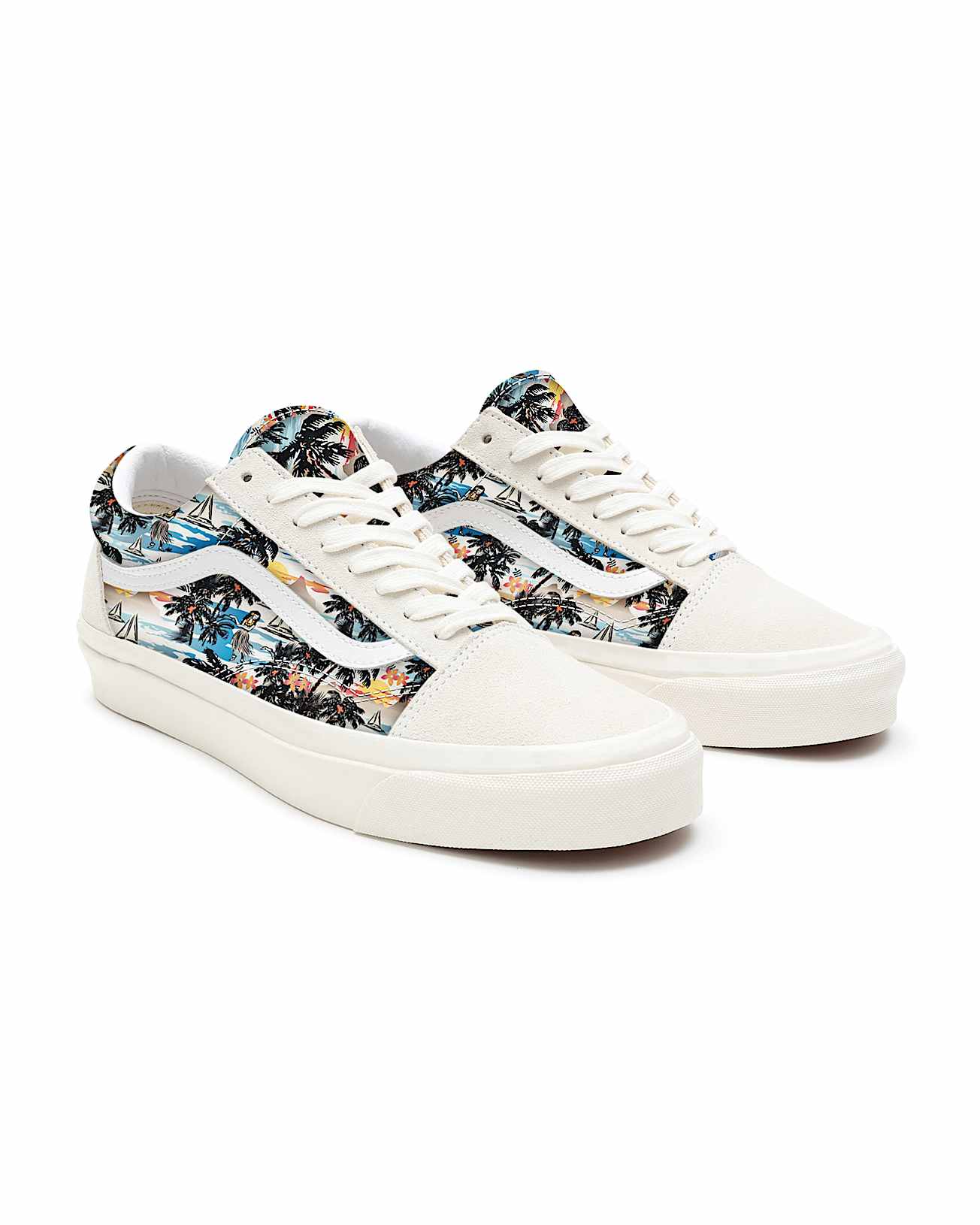 Customs Aloha Old Skool in White| Vans UK