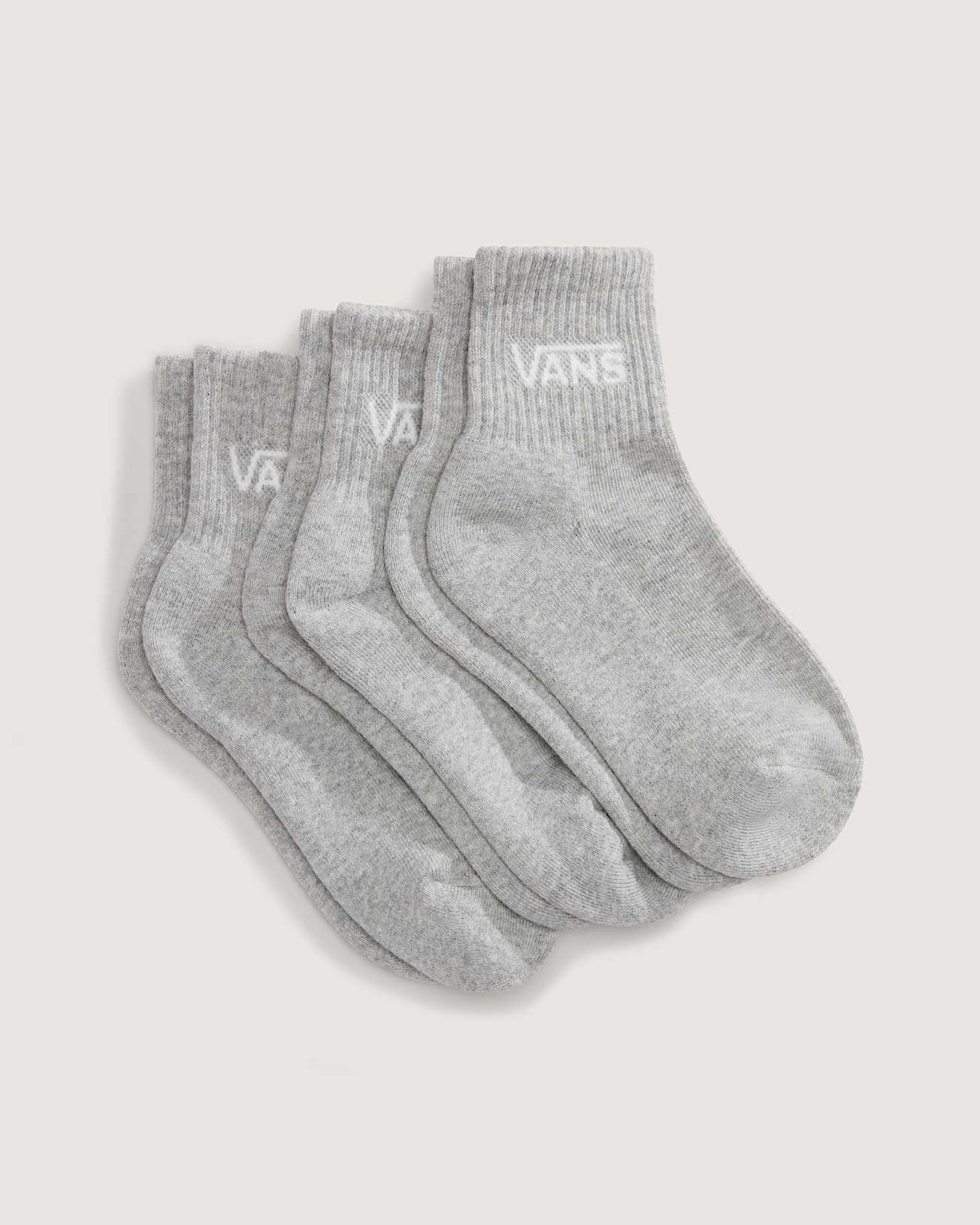Kinder Classic Half Crew Socken (3 Paar) in Grau| Vans LU