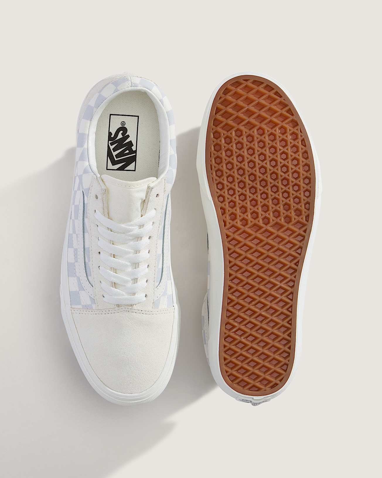 Chaussures Checkerboard Old Skool en Blanc| Vans FR