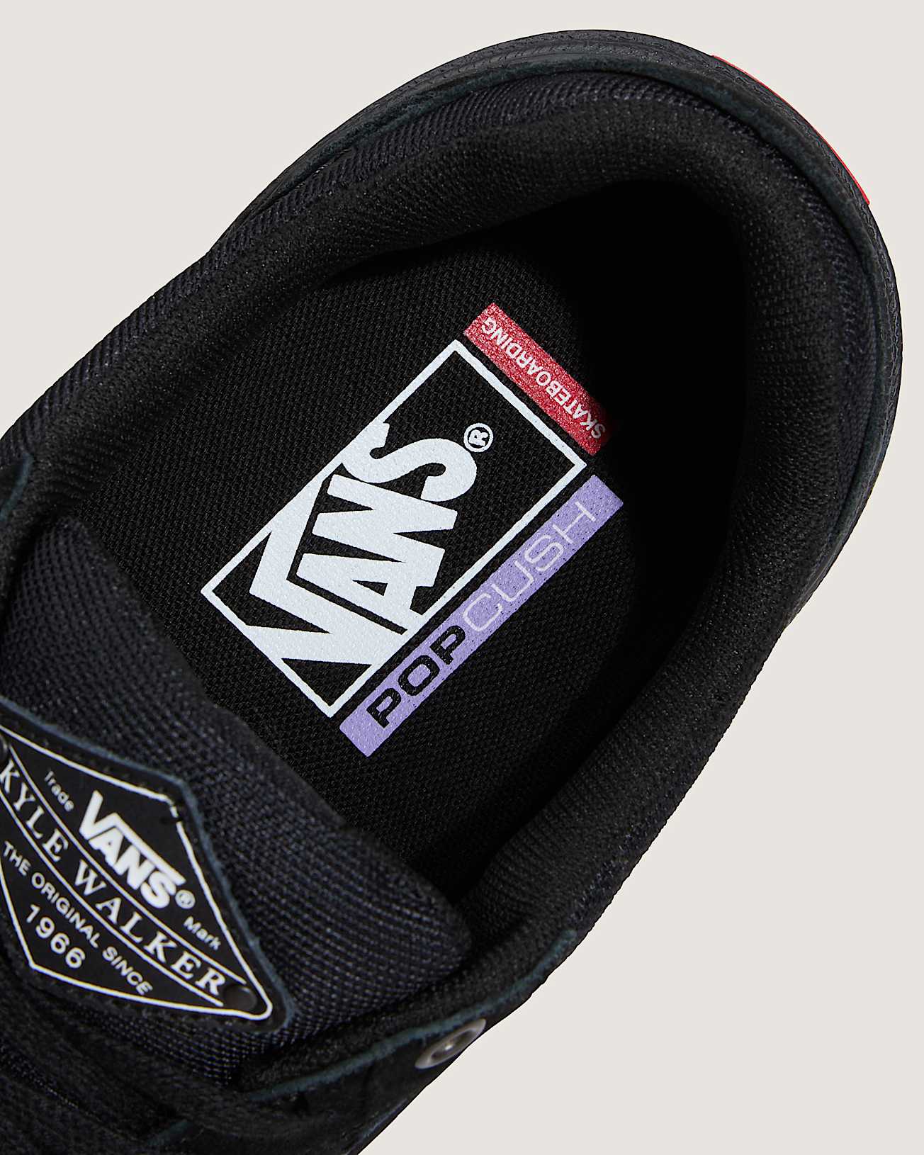 Skate Kyle Walker Skateschuhe mit Wafflecup-Konstruktion in Schwarz ...