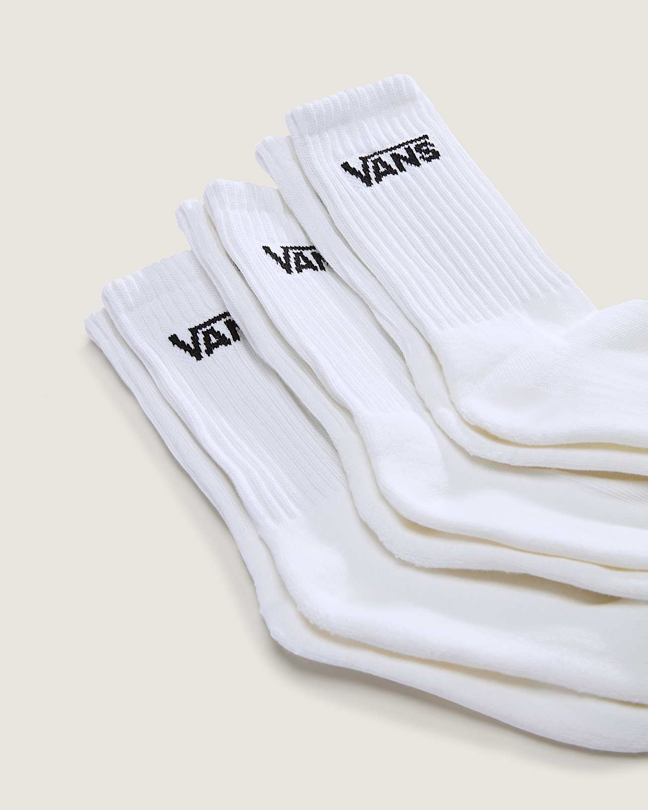 Calcetines altos de niños Classic (3 pares) en Blanco| Vans ES