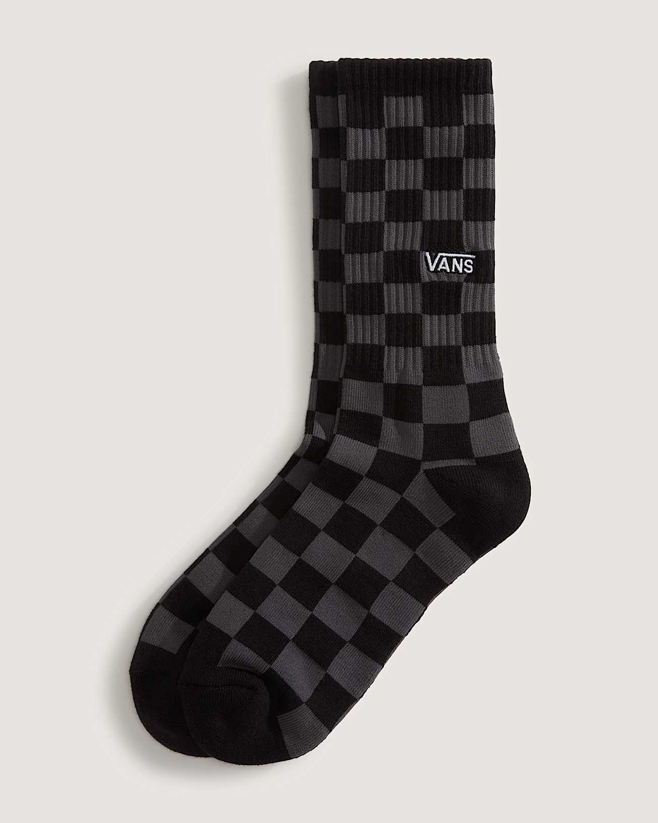 Calcetines altos Checkerboard (1 par) en Gris| Vans ES
