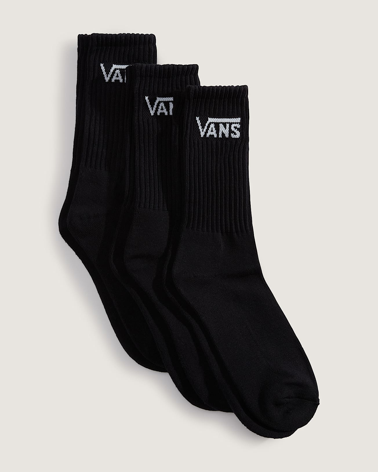 Calcetines altos Classic (3 pares) en Negro| Vans ES