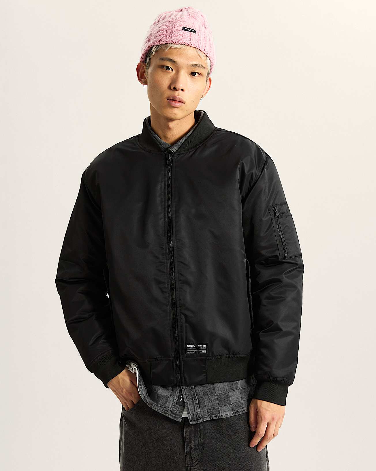 Copley Bomber Jacket in Black| Vans UK