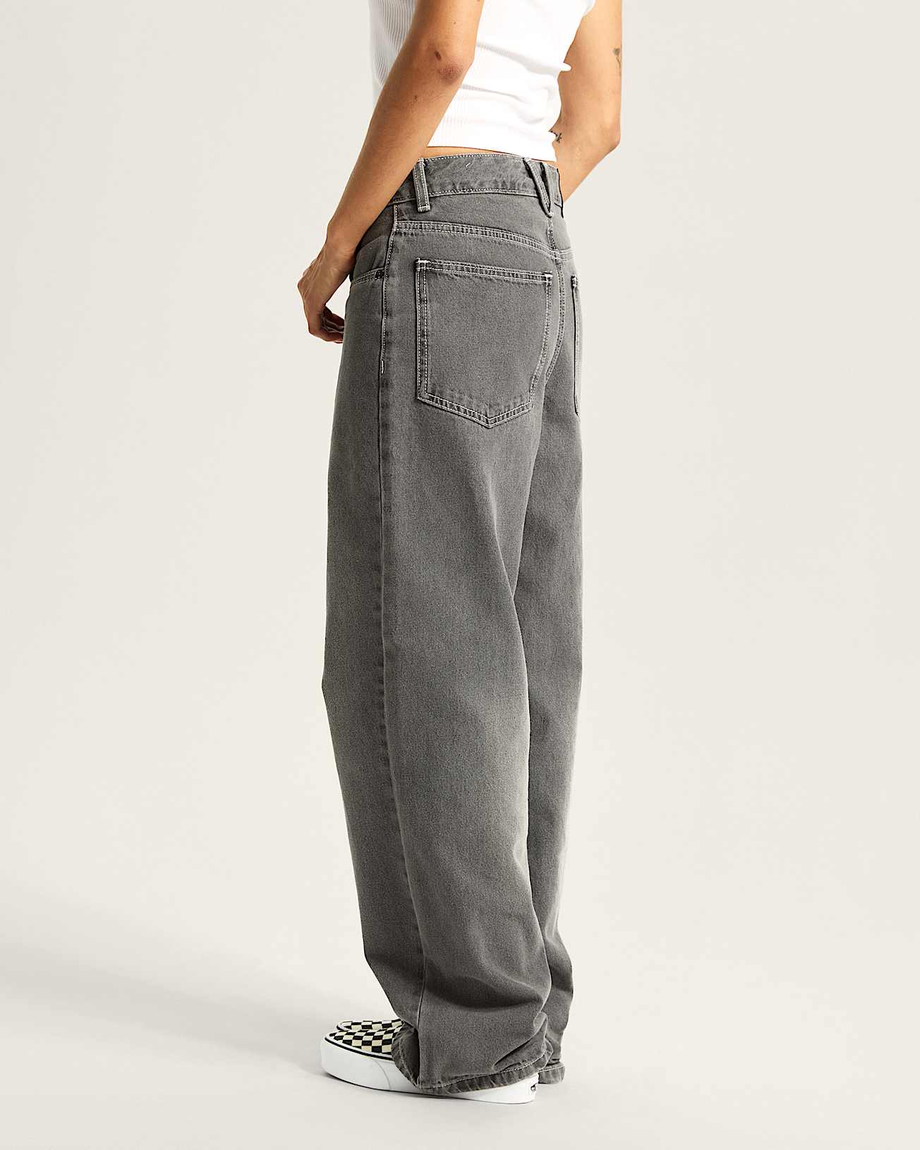 Sirelle 5 Pocket Puddle Trousers in Grey| Vans UK