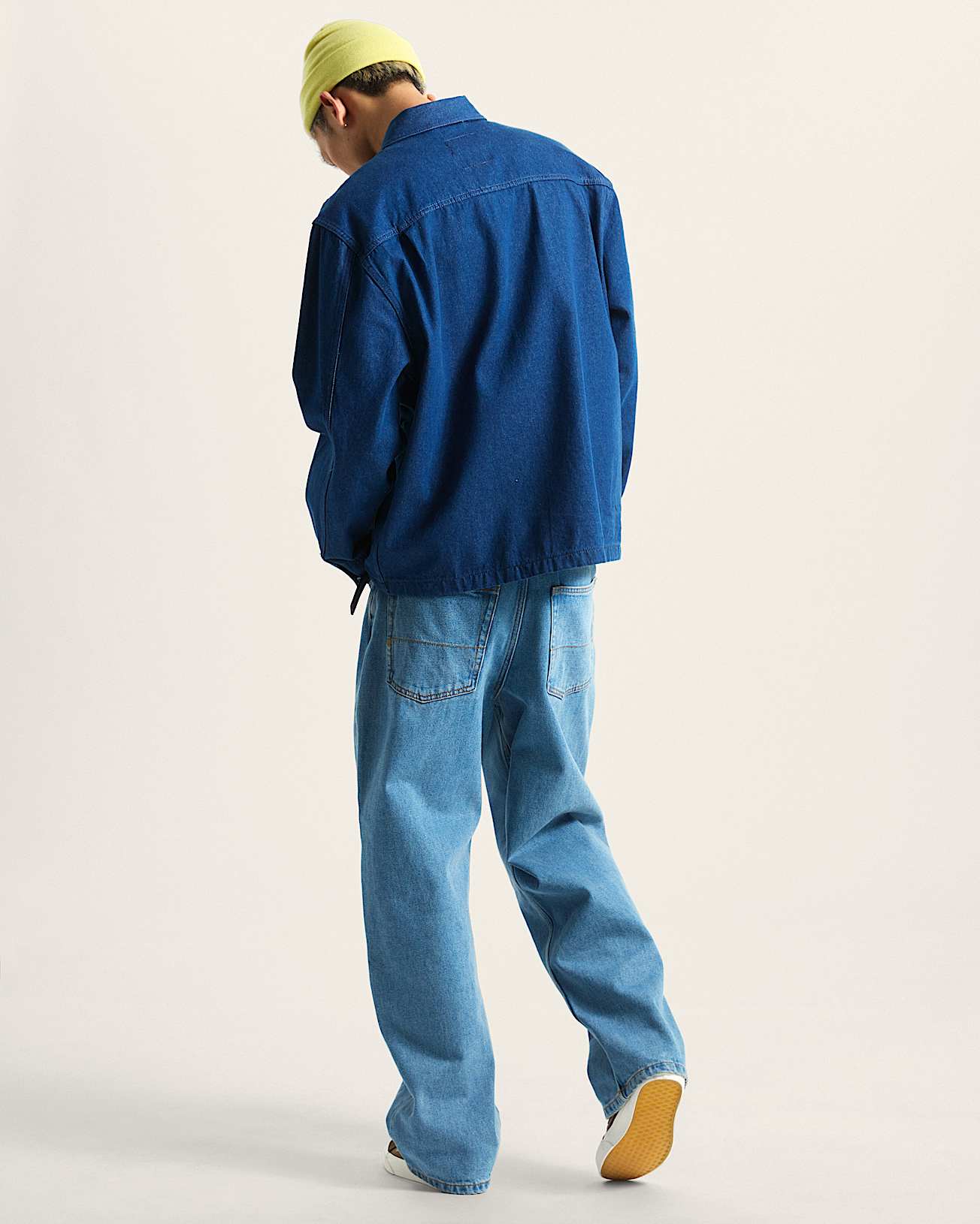 Check-5 Baggy Denim Trousers in Blue| Vans UK