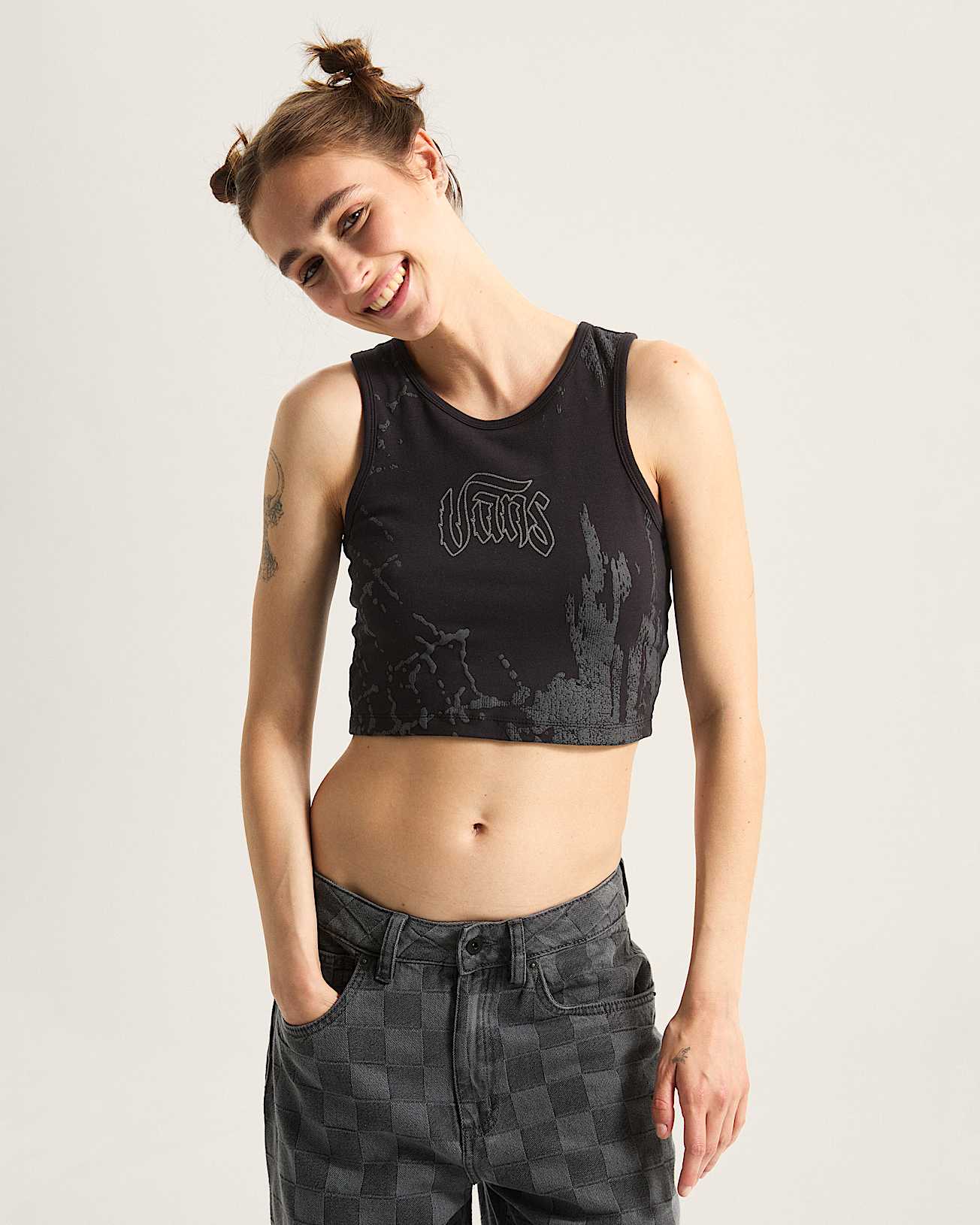 Monotonic Fitted Tank in Black| Vans IE