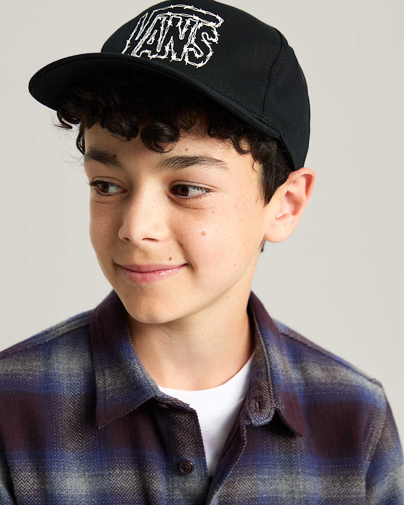 Kids Constant Vans Snapback Hat in Black| Vans CZ