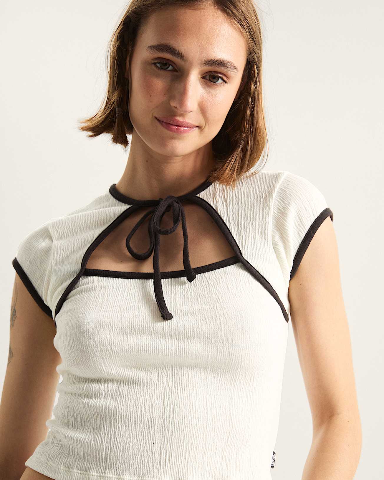 Kari Tie Neck Hemd in Weiß| Vans DE