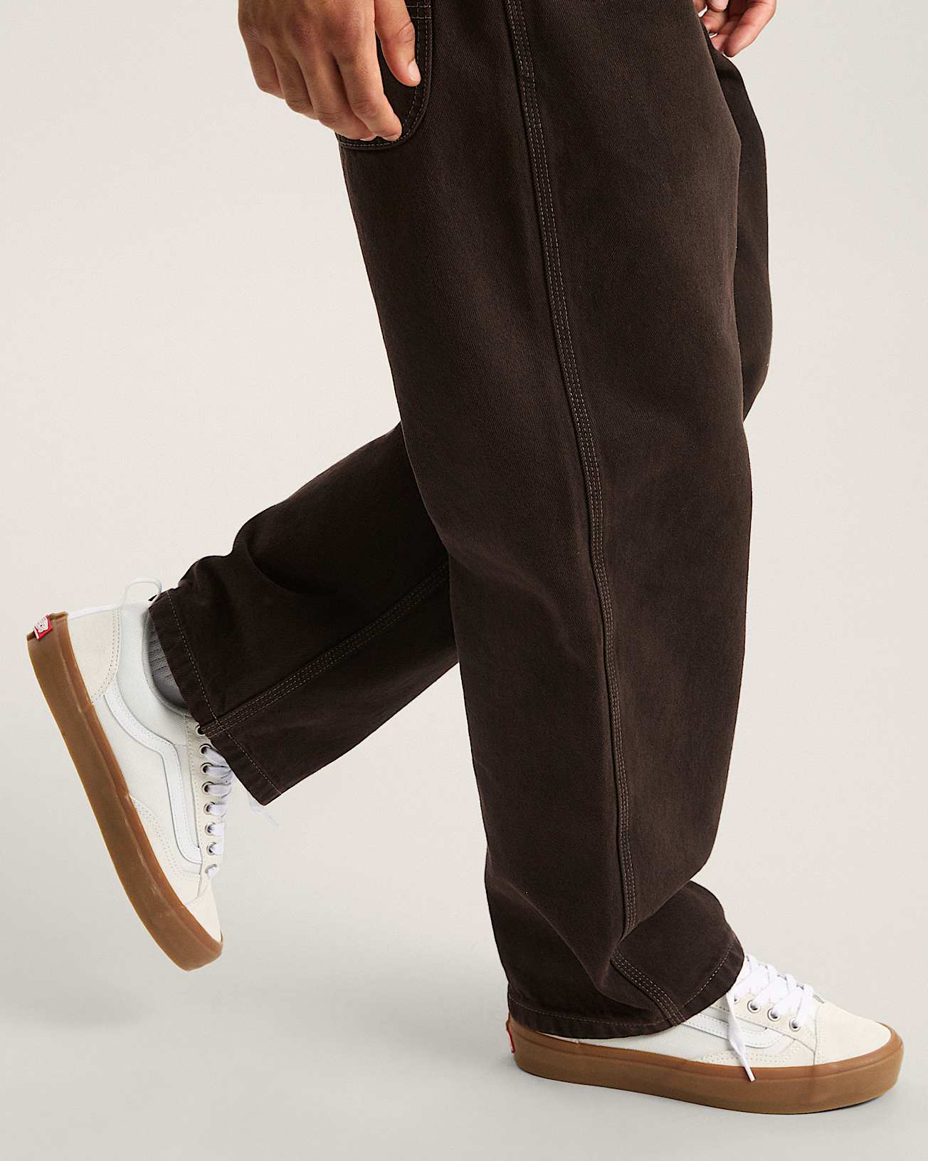 Skate Old Skool 36+ Gum Shoes in White| Vans UK