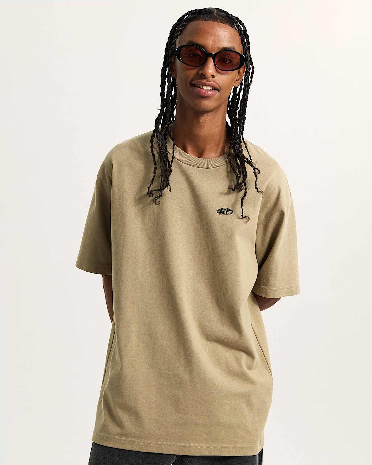Style 76 T-Shirt in Brown| Vans UK