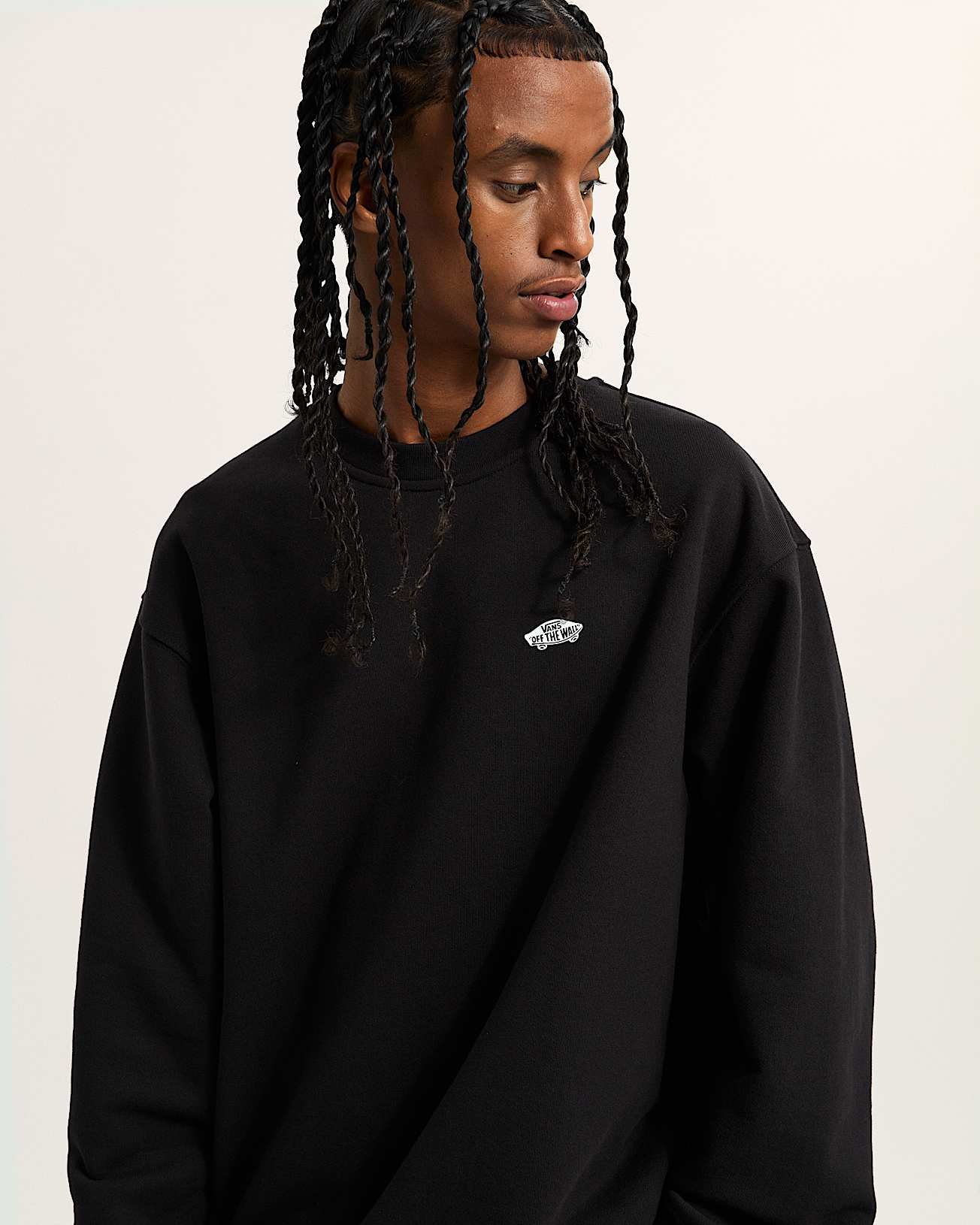Style 76 II Crew Sweatshirt in Black| Vans UK