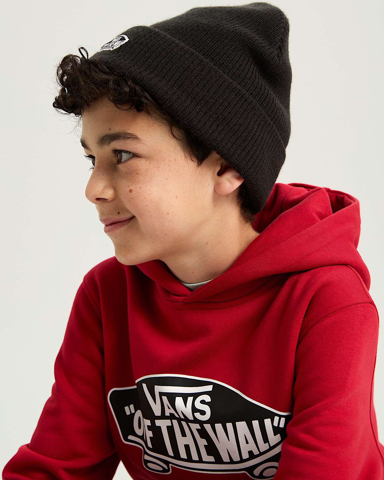 Gorro Classic con borde vuelto de niños de Vans en Negro| Vans ES